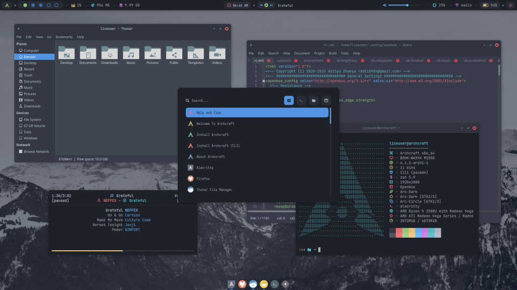 Mari berkenalan dengan ArchCraft turunan dari Arch Linux